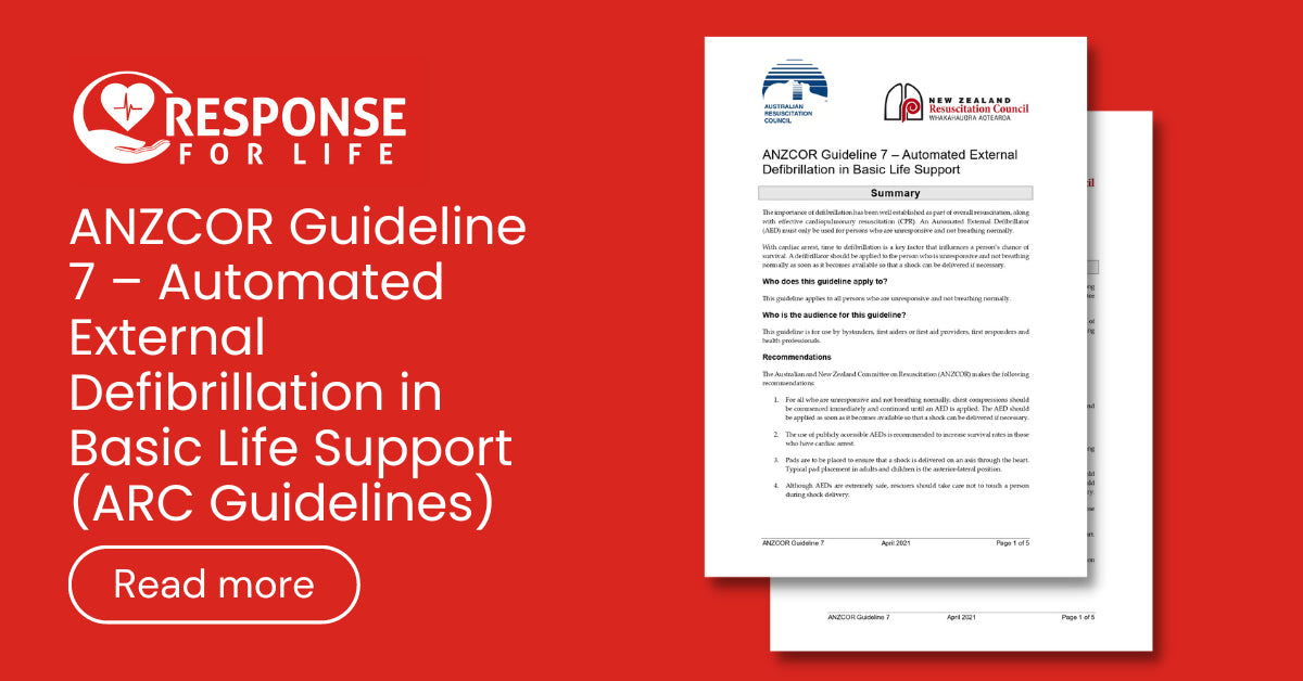 ANZCOR Guideline 7 - Automated External Defibrillation in Basic Life ...