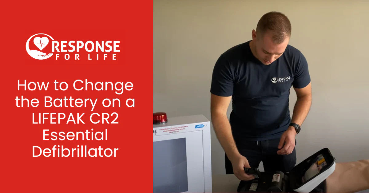 How to Change the Battery on a LIFEPAK CR2 Essential Defibrillator
